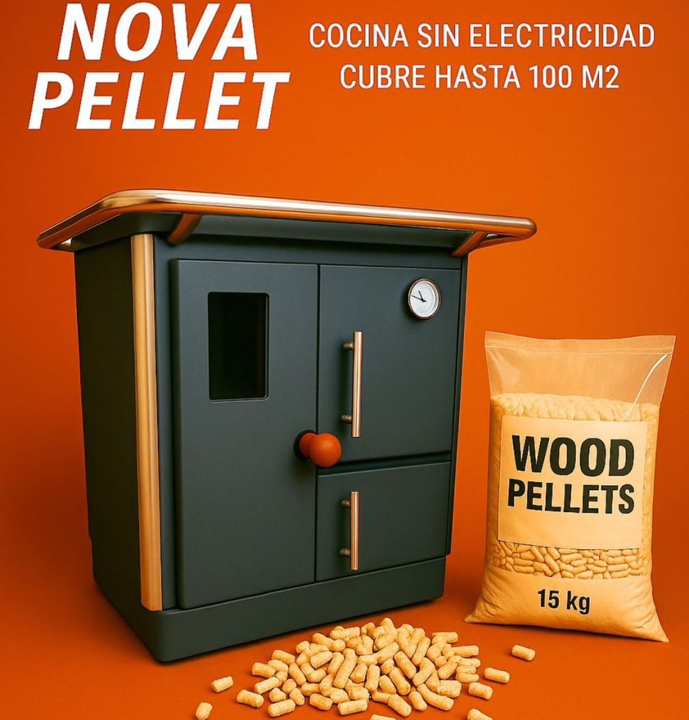 Cocina a pellet modelo Novapellet – COMERCIAL HECK Puerto Montt